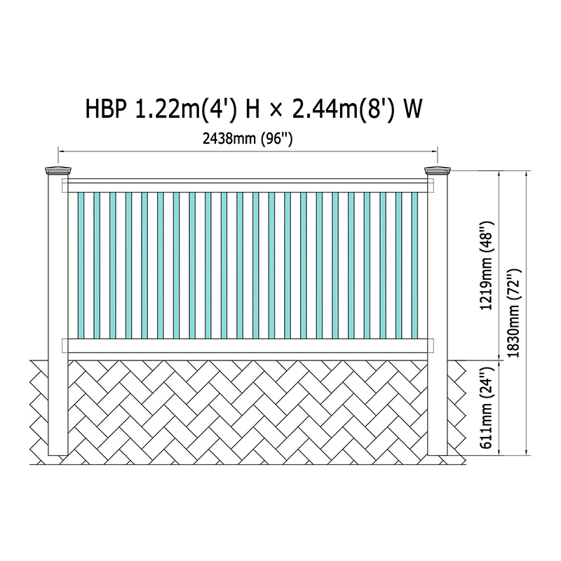Provisores HBP PVC SOLARIUM Consuetudinaria, Societas - Deqing Huazhijie Railing & Fencing Co.,Ltd.